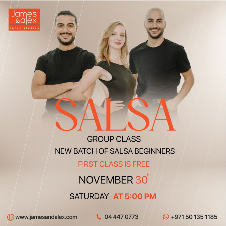 Salsa Beginners group : November 30th 2024 - James & Alex Dance Studio